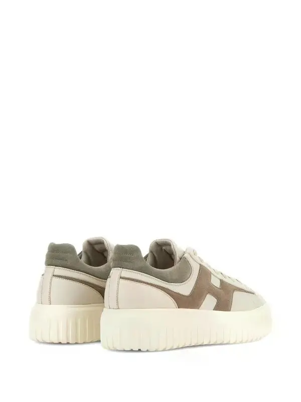 Hogan H-stripes Platform Sneakers - Neutrals