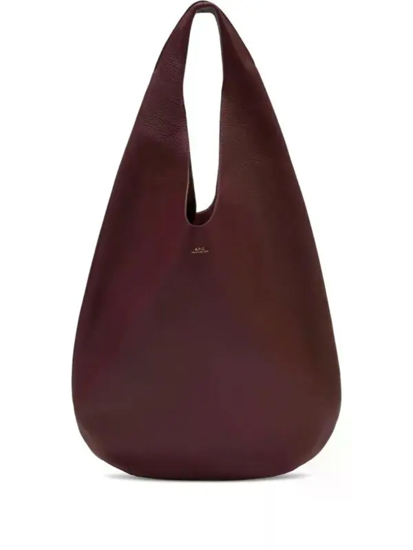 A.p.c. Le Neige Embossed Tote Bag - Red