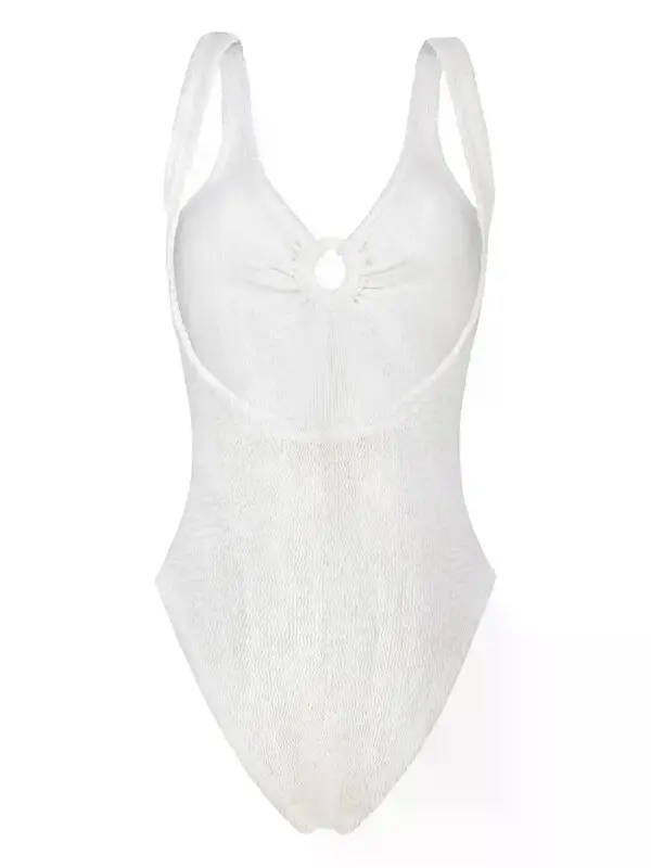PARAMIDONNA Romana Ring One-piece Swimsuit - White
