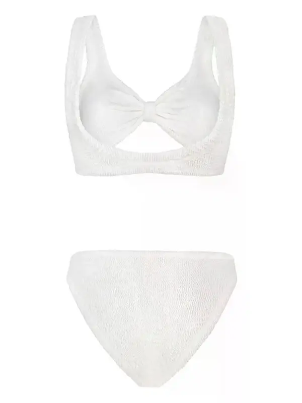 PARAMIDONNA Salma Bow-design Bikini - White