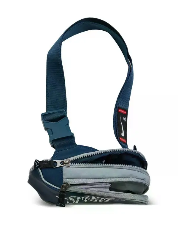 Nike X Martine Rose Zip Shoulder Bag - Blue | Editorialist