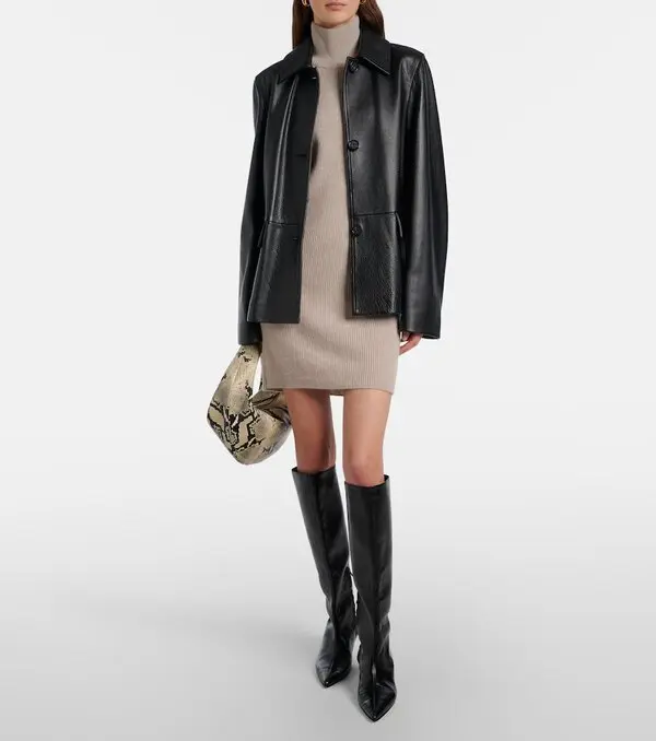 LISA YANG Carmen Cashmere Minidress