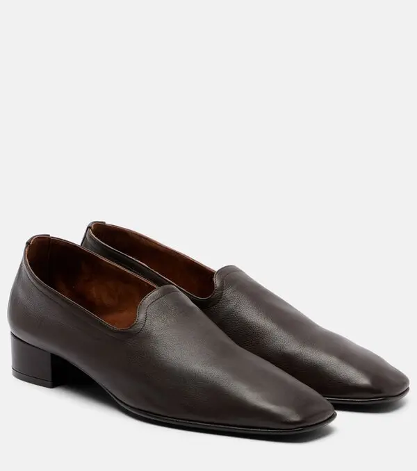 HERBERT LEVINE Soft Touch 30 Leather Loafers - Brown