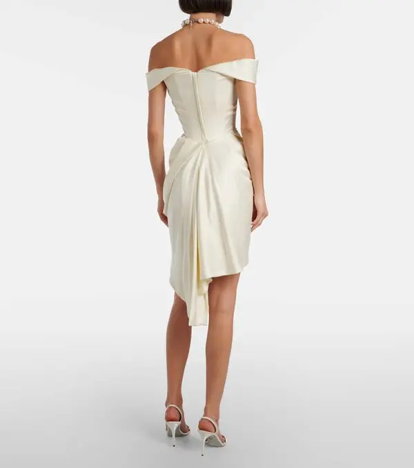 VIVIENNE WESTWOOD Nova Cora Draped Satin Minidress
