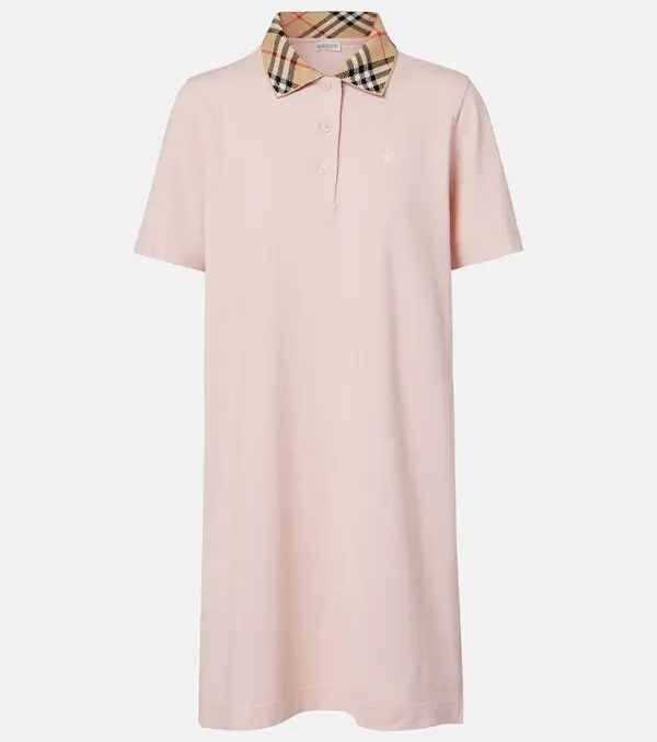 Burberry Check Cotton Polo Dress