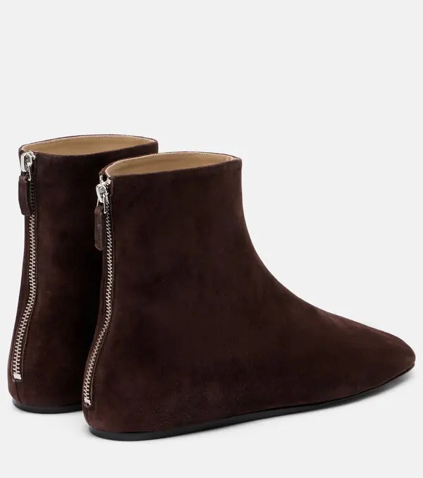 Le Monde Beryl Luna Suede Ankle Boots - Brown