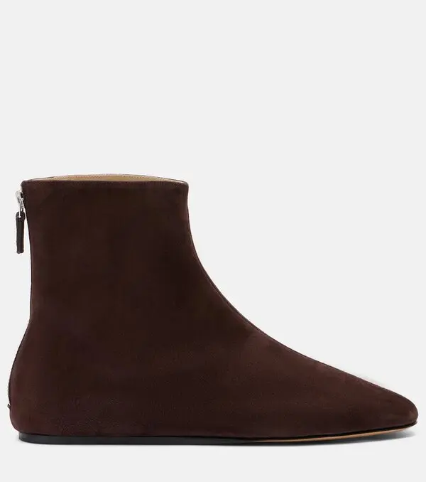 Le Monde Beryl Luna Suede Ankle Boots - Brown