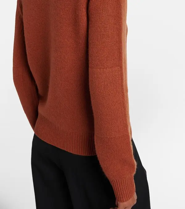Burberry Cashmere Crewneck Sweater - Orange