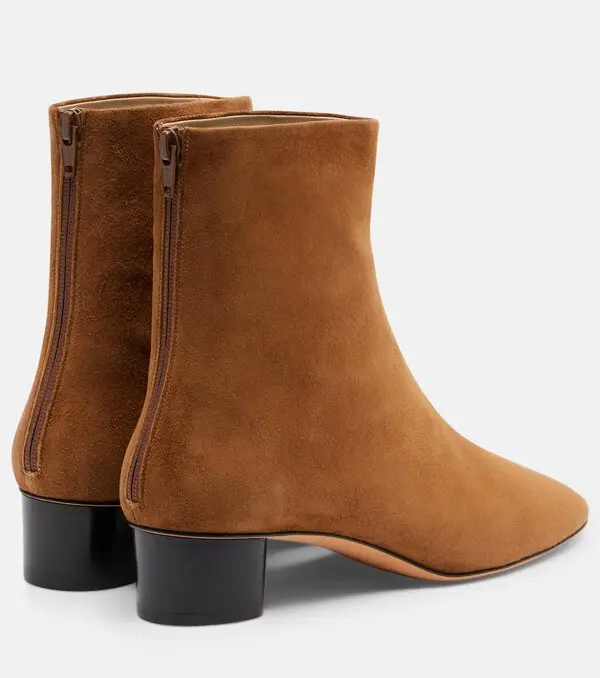 Le Monde Beryl Carole Suede Ankle Boots - Brown