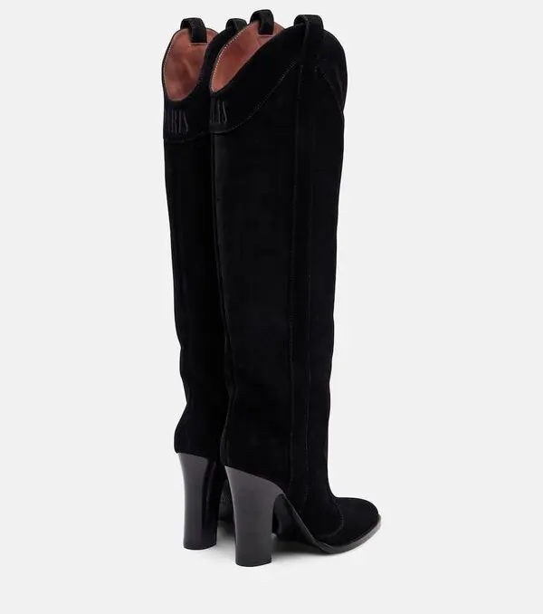 Paris Texas Lavinia Suede Knee-high Boots