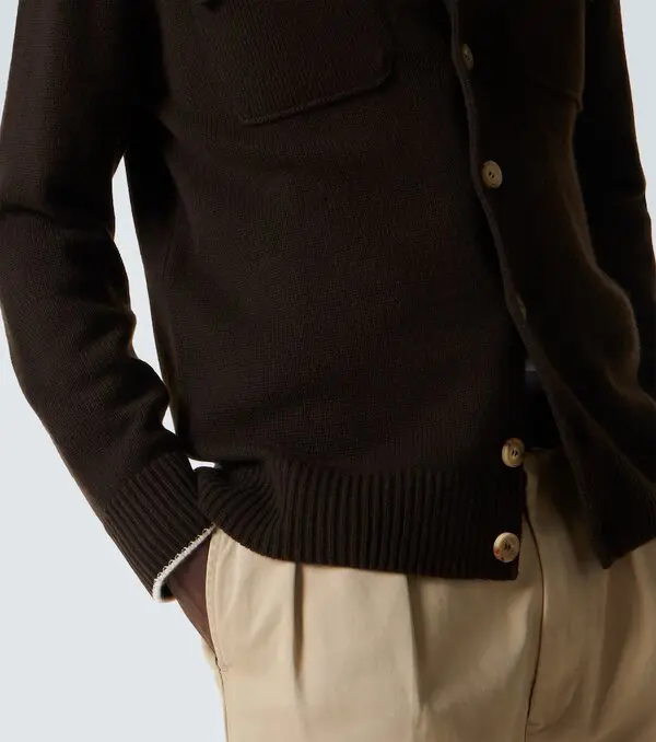 Arch4 Mr Redcar Cashmere Cardigan - Brown