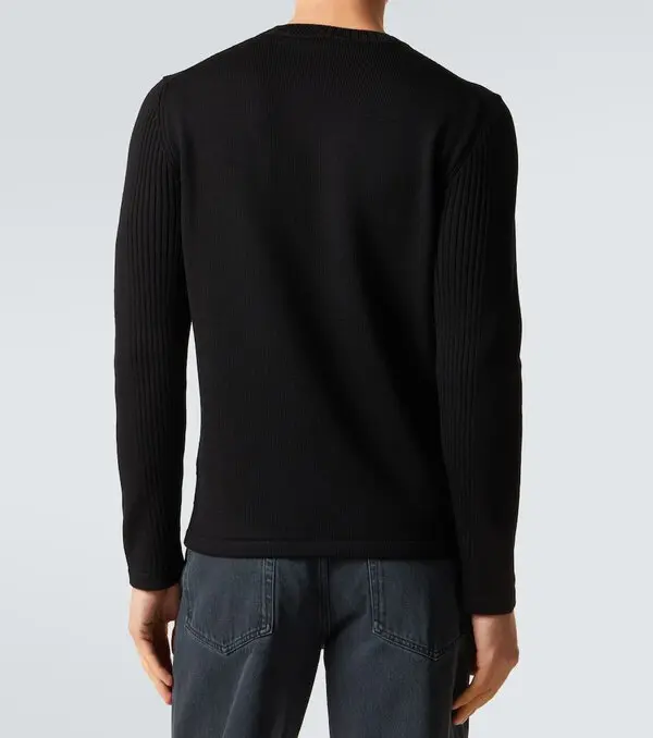 Prada Virgin Wool Crewneck Sweater