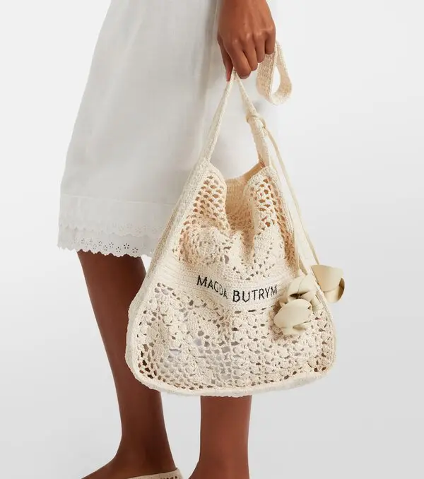 Magda Butrym Small Crochet Tote