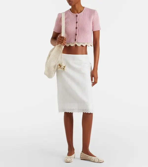 Magda Butrym Small Crochet Tote