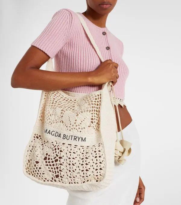 Magda Butrym Small Crochet Tote