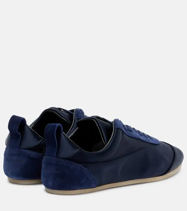 JIL SANDER Etage Satin Sneakers - Blue