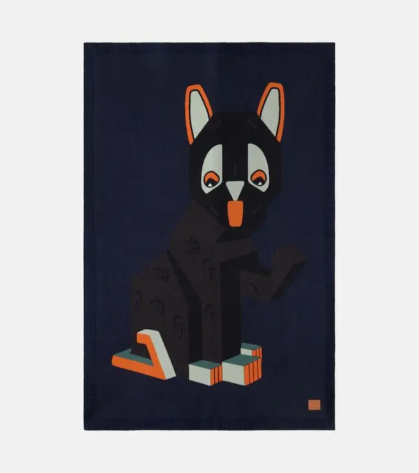 Loewe X Louis Wain Wool Blanket