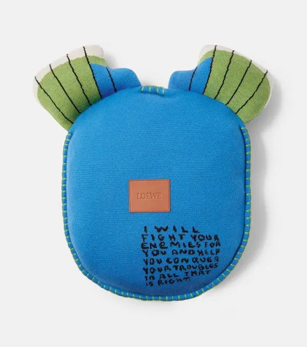 Loewe X Louis Wain Wool Jacquard Cushion - Multicoloured