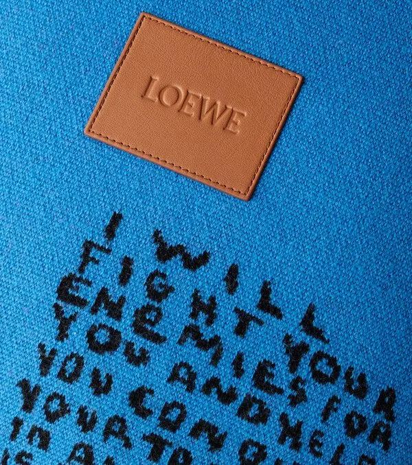 Loewe X Louis Wain Wool Jacquard Cushion - Multicoloured