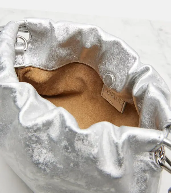 Loewe Flamenco Mini Leather Clutch