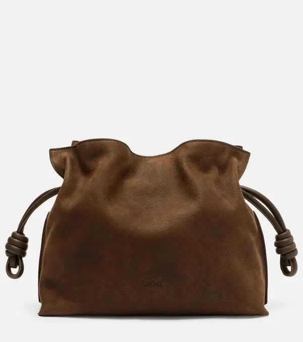 Loewe Flamenco Medium Clutch - Brown