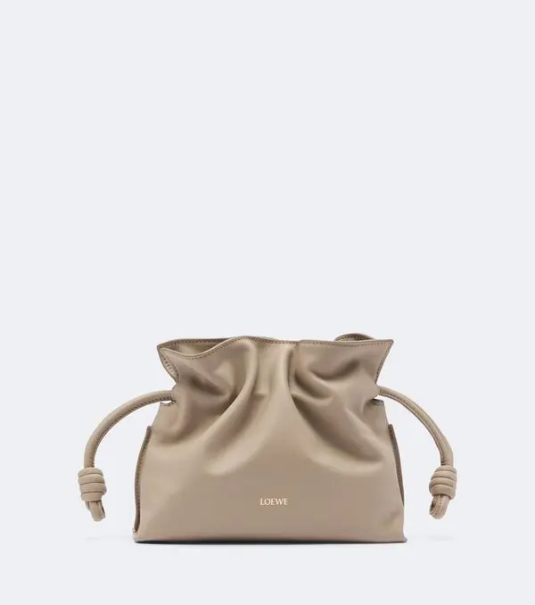 Loewe Flamenco Mini Clutch - Beige
