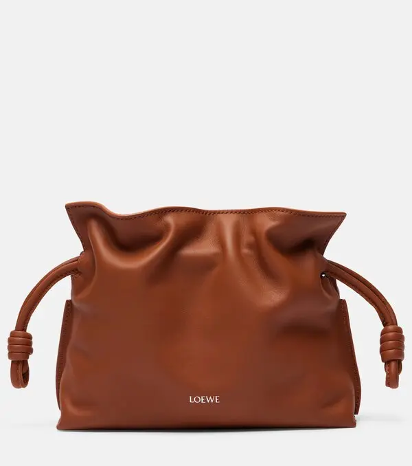Loewe Flamenco Mini Clutch - Brown