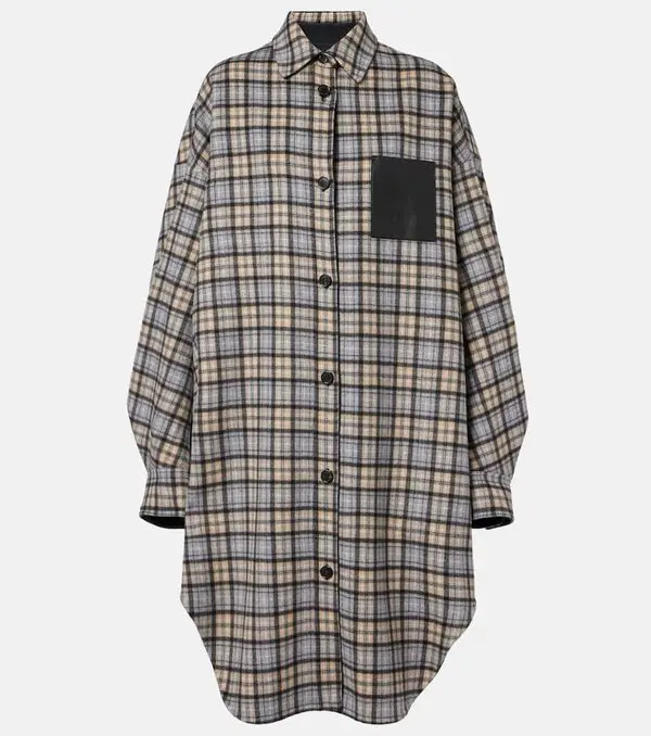 Loewe Reversible Wool And Cashmere Coat