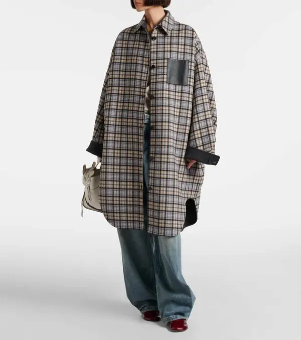 Loewe Reversible Wool And Cashmere Coat