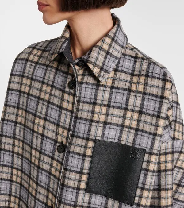 Loewe Reversible Wool And Cashmere Coat