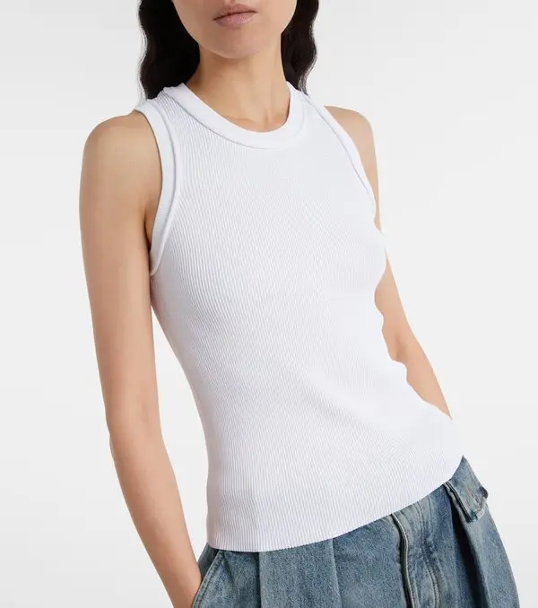 Loewe Anagram Ribbed-knit Tank Top