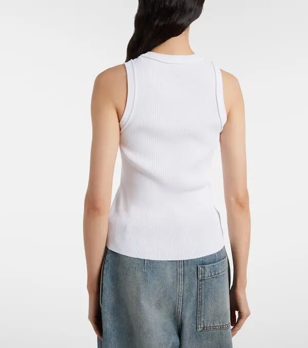 Loewe Anagram Ribbed-knit Tank Top