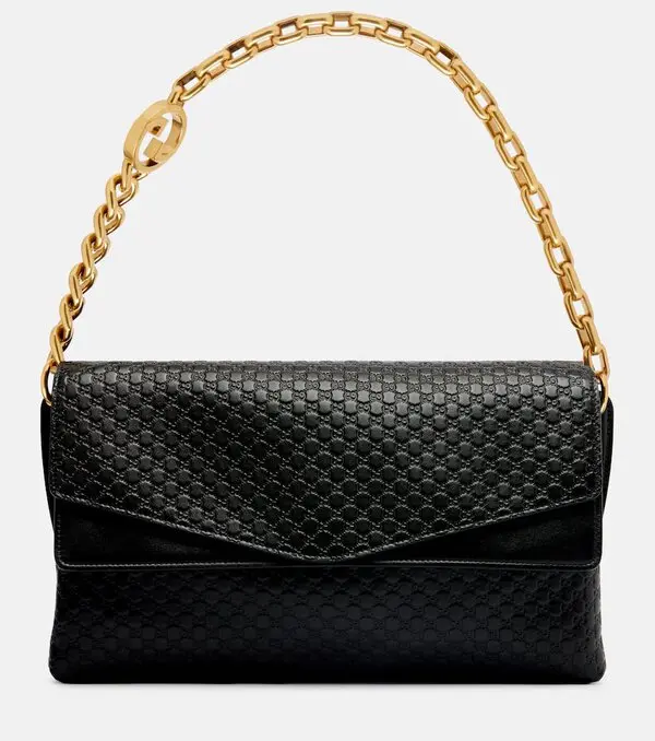 Gucci Interlocking G Large Leather Shoulder Bag