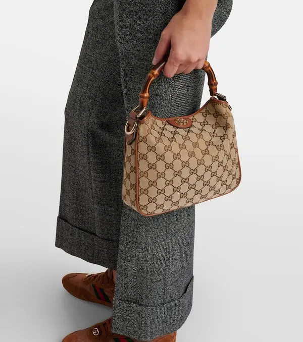 Gucci Diana Gg Canvas Small Tote Bag