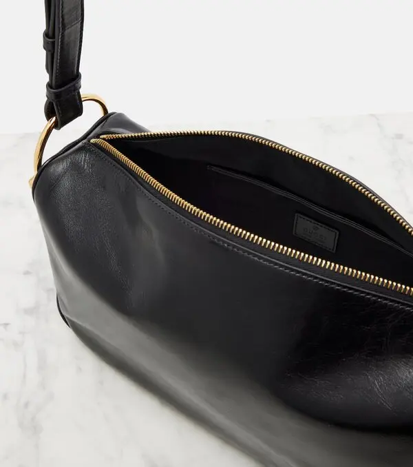 Gucci Half Horsebit Medium Shoulder Bag