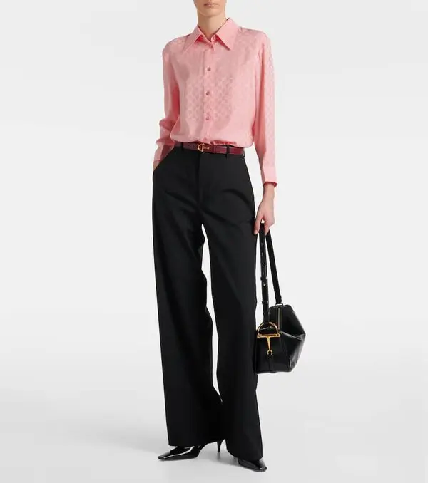 Gucci Half Horsebit Medium Shoulder Bag