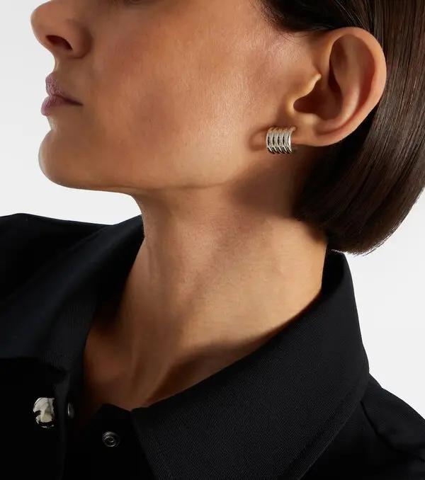 DEHANCHE Hollyhock Earrings - Silver