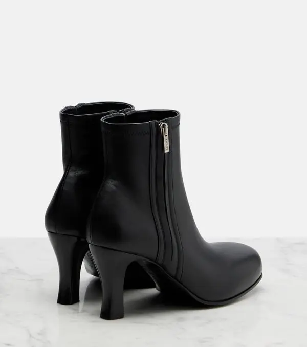 Loewe Bobine 90 Leather Ankle Boots
