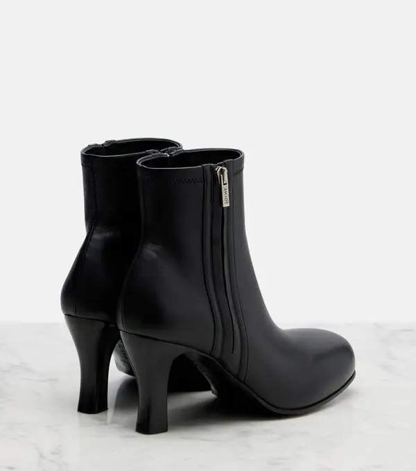 Loewe Bobine 90 Leather Ankle Boots