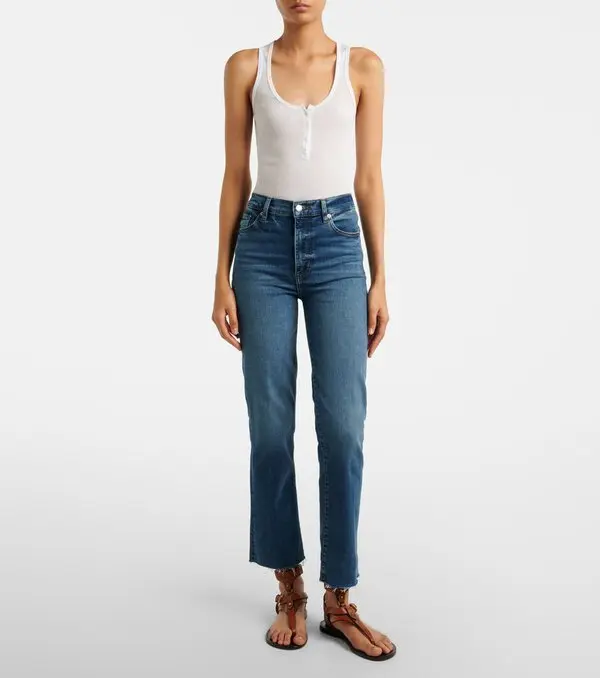 FRAME Le Sleek Straight Jeans - Blue
