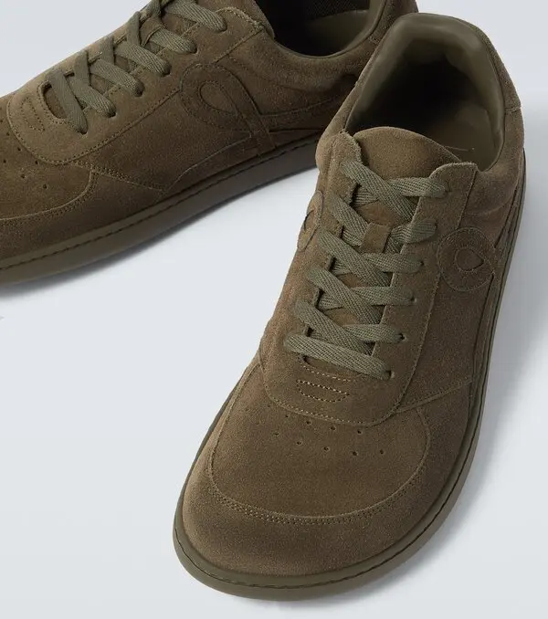 Loewe Jambo Suede Sneakers - Green