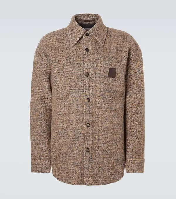 Loewe Anagram Wool-blend Overshirt