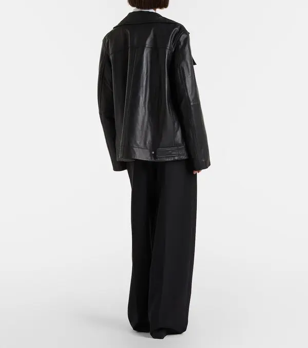 Sportmax Pleated Low-rise Wide-leg Trousers