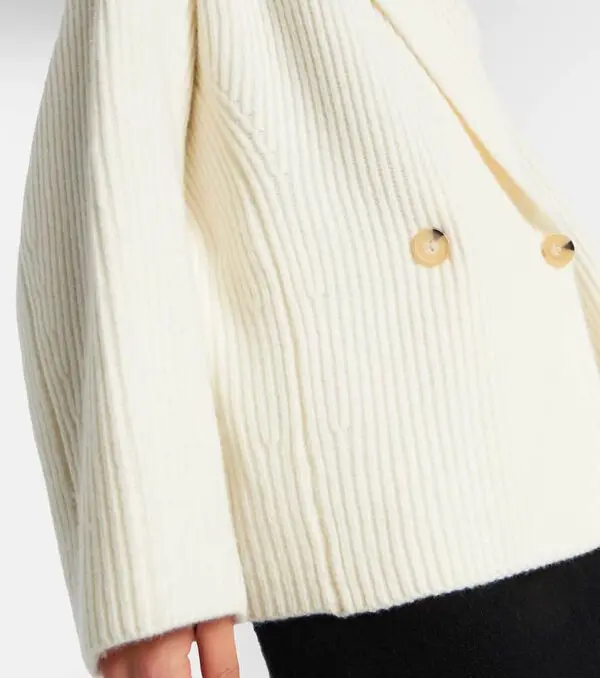Vince Ribbed Wool-blend Jacket