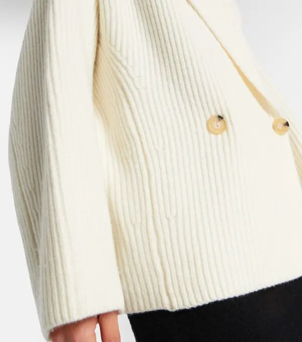 Vince Ribbed Wool-blend Jacket