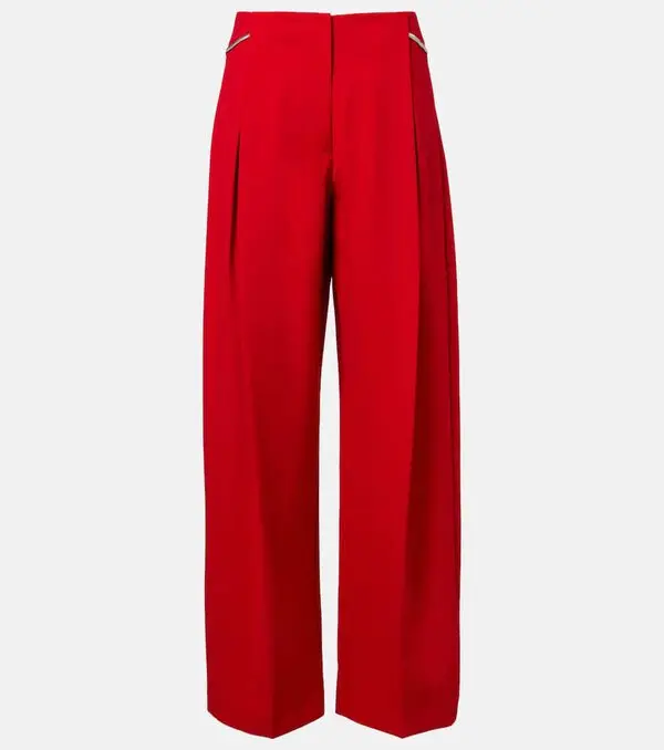 Sportmax High-rise Wide-leg Trousers