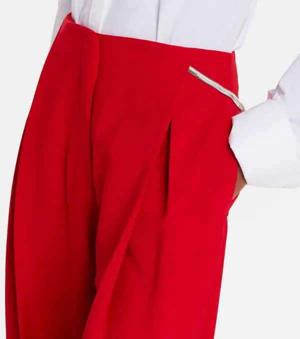 Sportmax High-rise Wide-leg Trousers