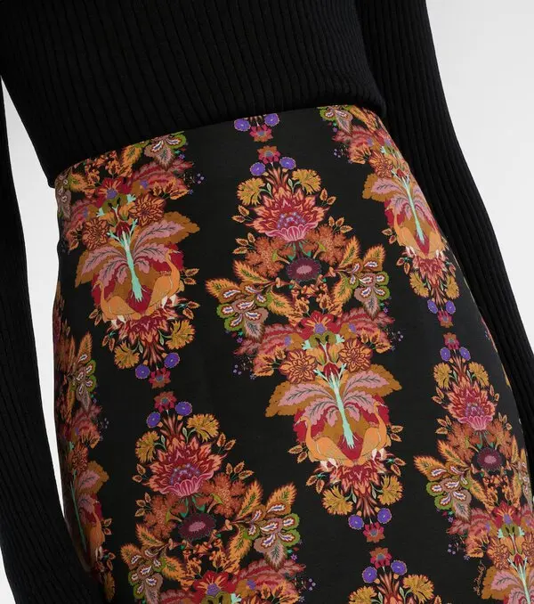 La DoubleJ Cornucopia Wool-blend Midi Skirt