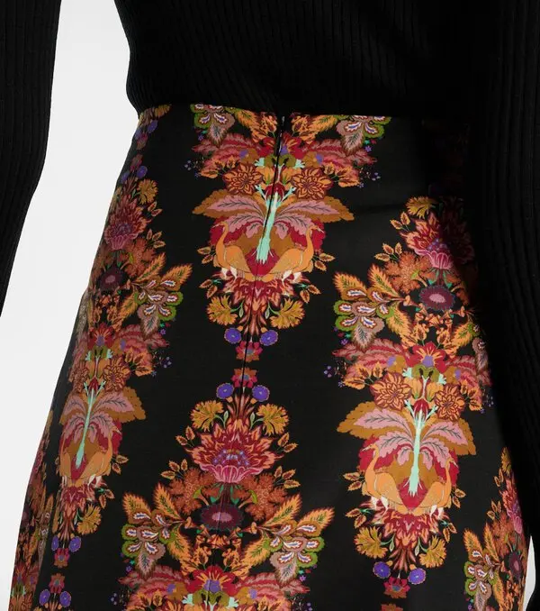 La DoubleJ Cornucopia Wool-blend Midi Skirt