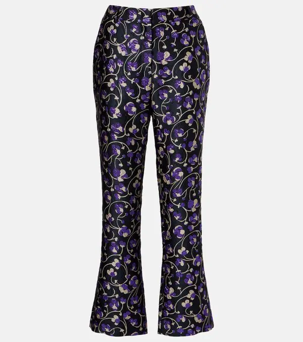 La DoubleJ 24/7 Honeysuckle Jacquard Straight Pants